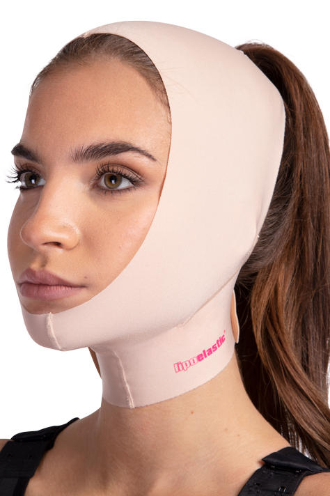 Face compression garments after surgery | LIPOELASTIC