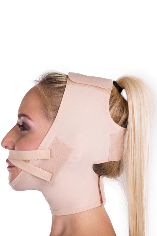 Face compression garments after surgery | LIPOELASTIC