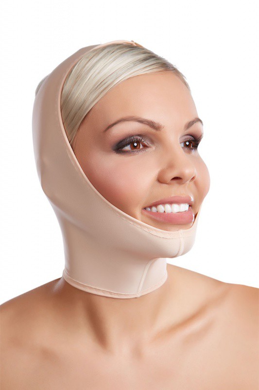 Face compression garments after surgery | LIPOELASTIC
