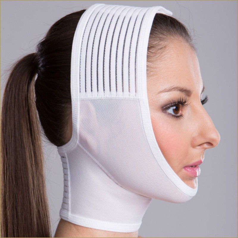 Face compression garments after surgery | LIPOELASTIC